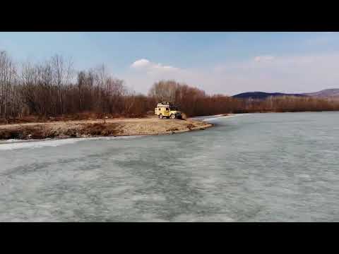 A Frozen Lake along the Amur Highway, Siberia