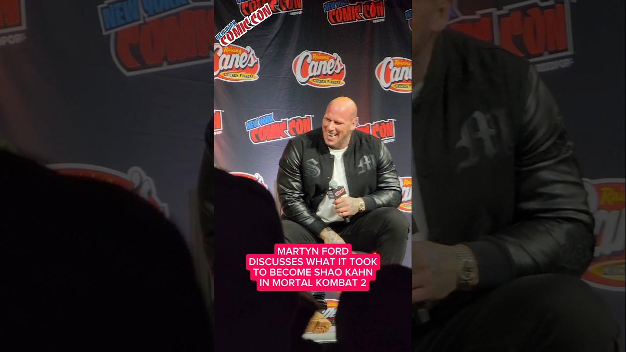 MORTAL KOMBAT 2 PANEL - MARTYN FORD TALKS BECOMING SHAO KAHN - NYCC 2025 | BD