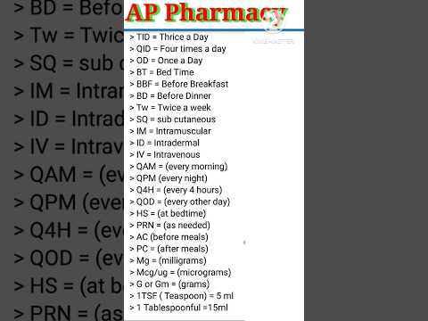 #Short डॉक्टर के पर्चे पर OD, BD, TDS आदि क्यों लिखा जाता है | Medical abbreviations| Medical terms