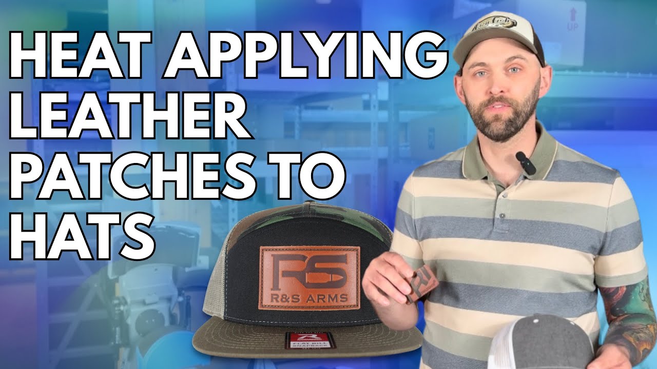How to Apply Leather Patches to Hats | Iron vs. Hat Press