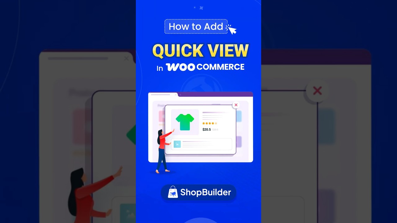 How to Add Quick View in Feature WooCommerce  #shopbuilder #ecommerce #woocommercestore #onlineshop