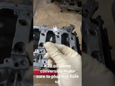 An important detail when converting to a k20 type s oil pump on a k series!