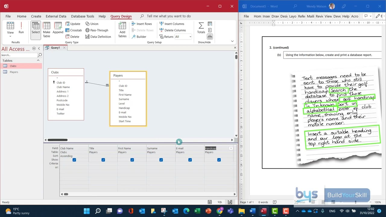 2022 N5 Admin & IT Exam | Database Task 2.b