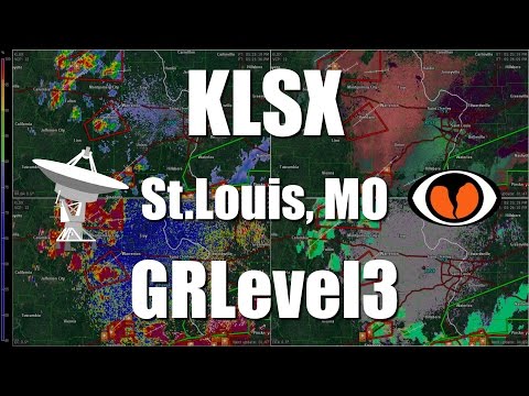 May 26, 2016 -- KLSX St.Louis, MO - GRLevel3 & Weather Radio