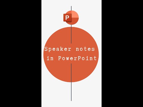 PowerPoint. How to add Speaker notes (#Shorts)
