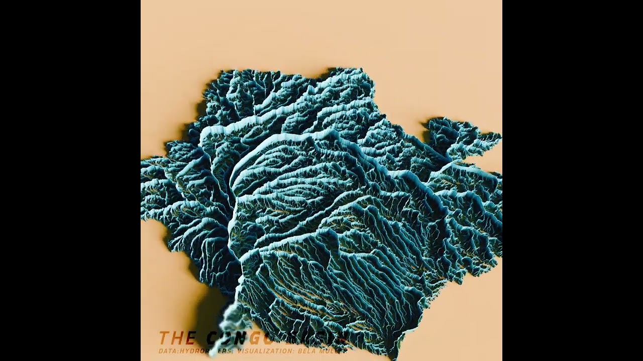 Congo Basin 3D Map