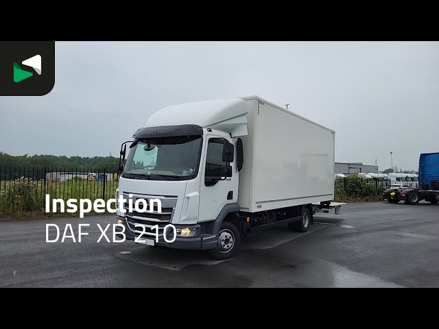 DAF XB 210 4X2 Saxas MKD 61-M-E Box body truck - BAS World