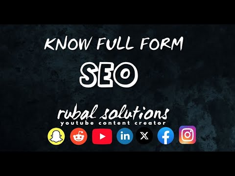 Full Form SEO || What is SEO ||