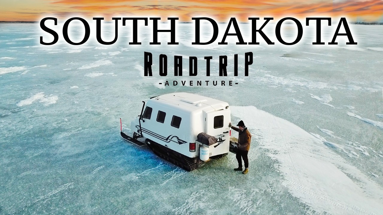 3 Day South Dakota Road Trip - Ice Fishing in $100K Snowbear