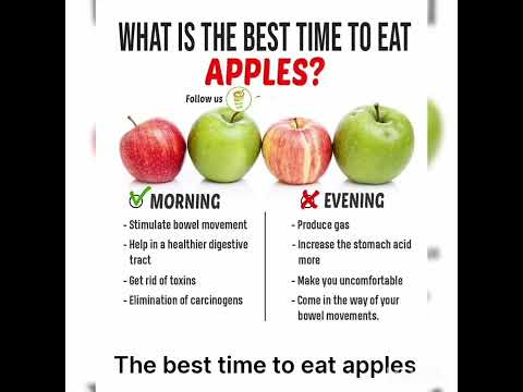 Best time to eat apple