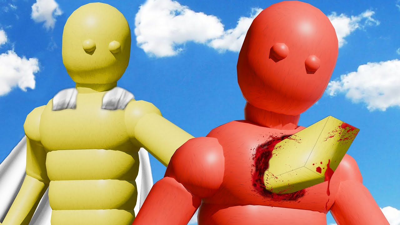 Super Dude Fights the Strongest NPCs! (with Active Ragdoll Physics)