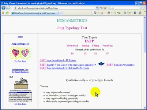HowToTCC Jung/MBTI personality test
