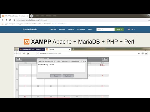 Save and Load A Schedule Dynamically With XAMPP and PHP