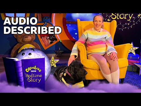 Bedtime Stories | Lora Fachie reads The Secret Code | Audio Described | CBeebies