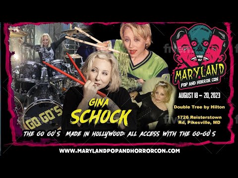 Gina Schock LIVE at Maryland Pop and Horror Con