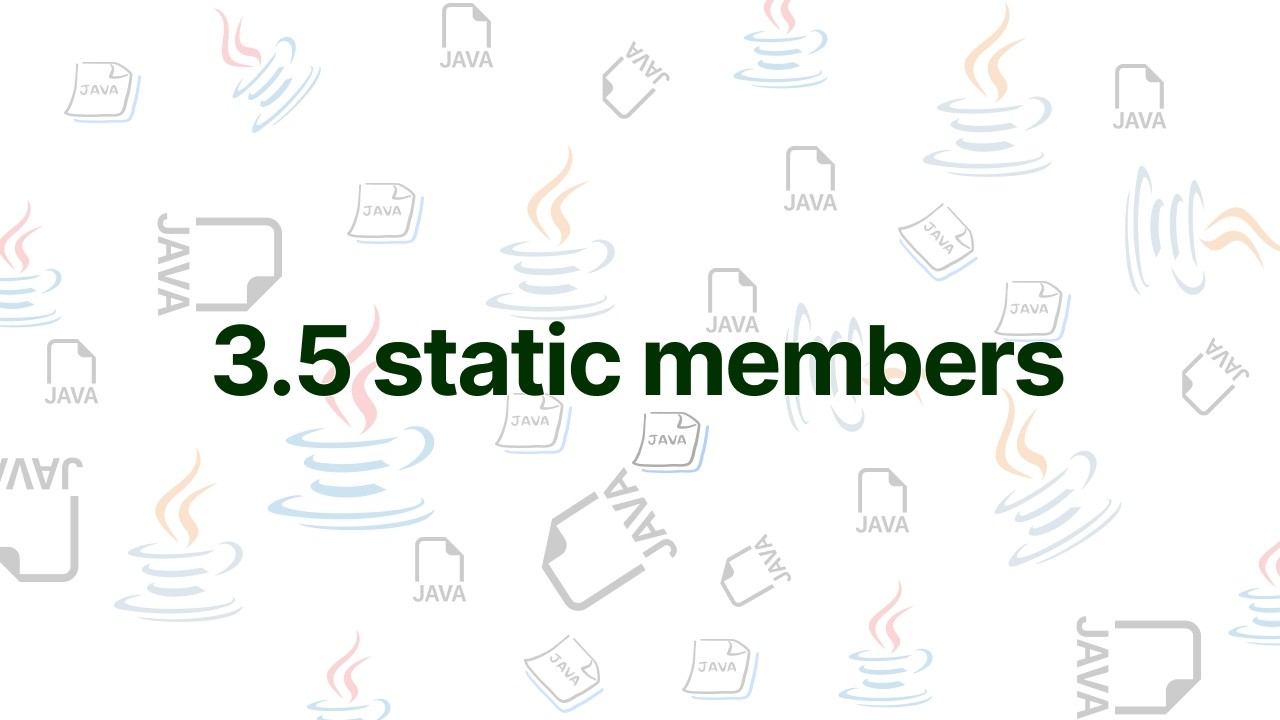 CMP 175 Java Unit 3.5 | Static Members Explained
