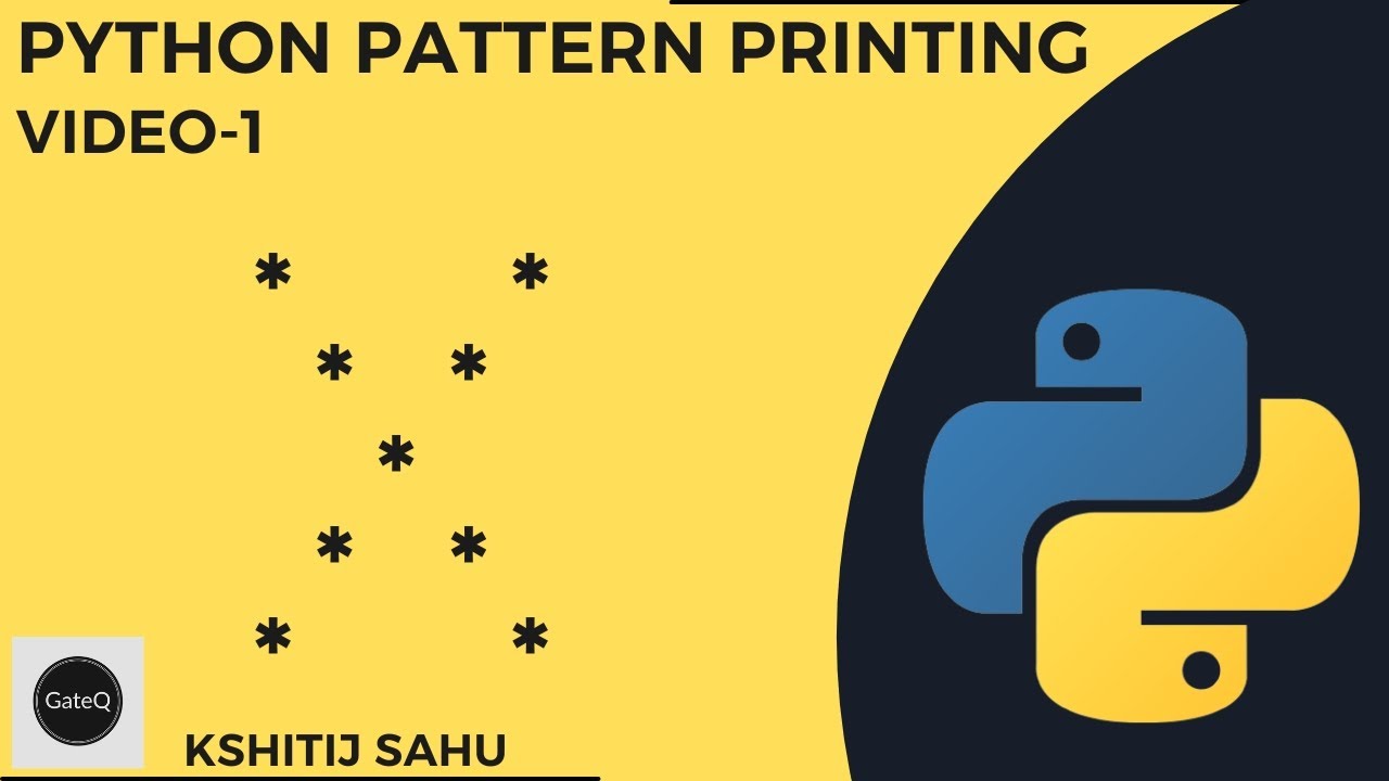 Pattern Printing Video-1 | Cross Pattern in Python