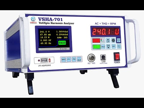 VoltSpin Harmonics Analyser (VSHA-701)
