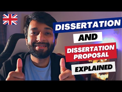 🇬🇧 What is Dissertation? Real Example of Master's Dissertation Proposal 🤩 Explained In English 📝