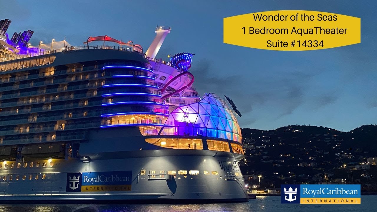 Cabin 14334 - Spacious AquaTheater Suite - 1 Bedroom - Wonder of the Seas