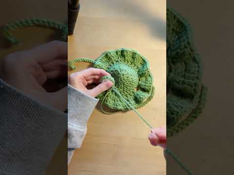 crocheting a froggy cat hat :) #crochet #crocheting #cat #cataccessories #etsy #smallbusiness