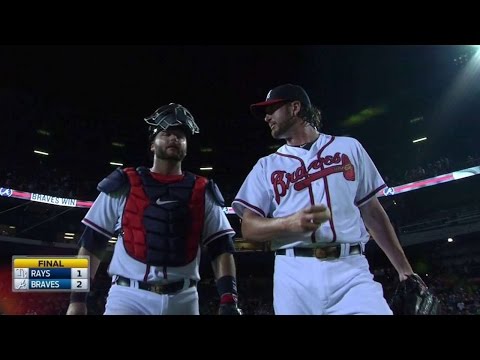 TB@ATL: Grilli retires Kiermaier for the save