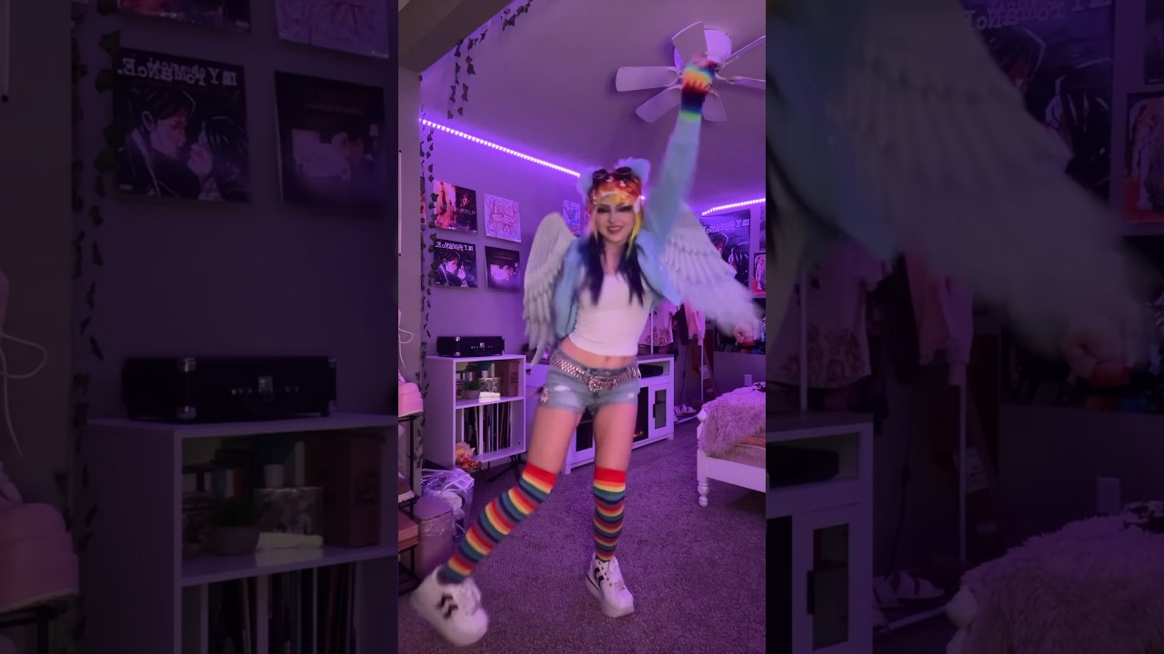 rainbow dash version #mlp#cosplay