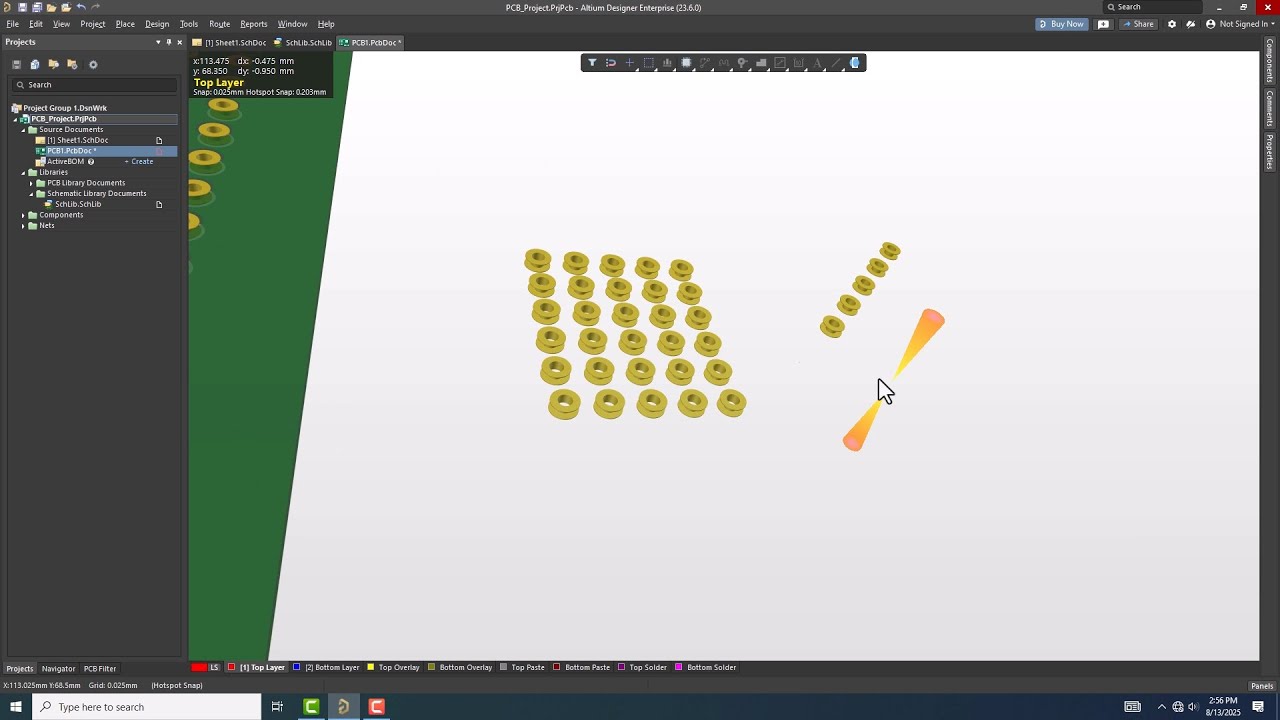 How to Create Component Array in Altium Designer | Quick PCB Layout Tips