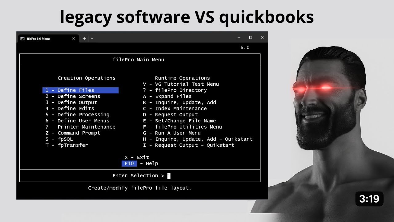 FilePro & PureBasic Programming - Retro Legacy Software vs Quickbooks