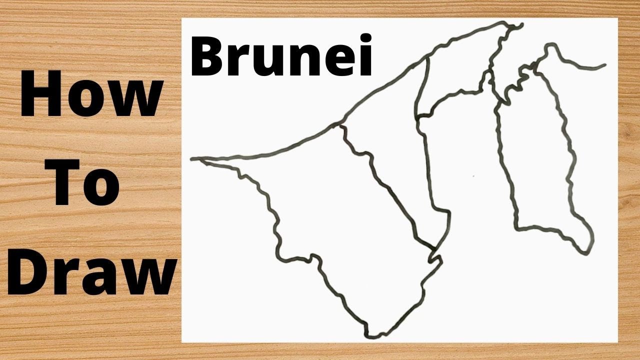 Easy trick to draw the correct map of Brunei