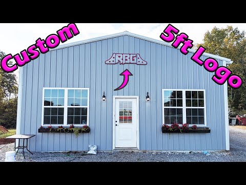 5' Custom RBG Garage Logo + Apartment update