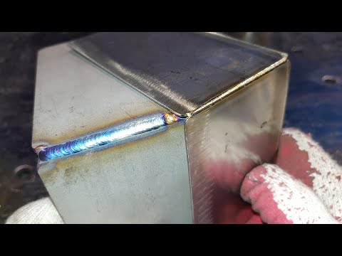 Tig welding pulse setting and how to pulse weld stainless steel outside corner joint