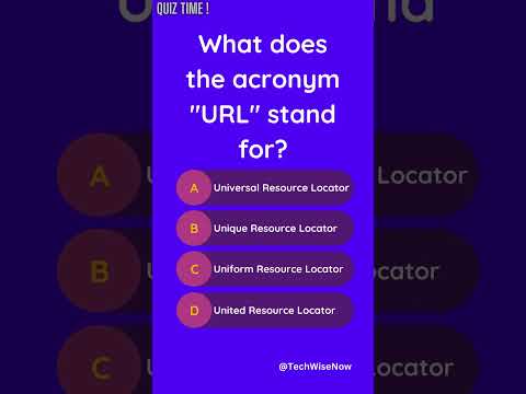 🌐 What is a URL? | Understanding the Uniform Resource Locator | #quiz