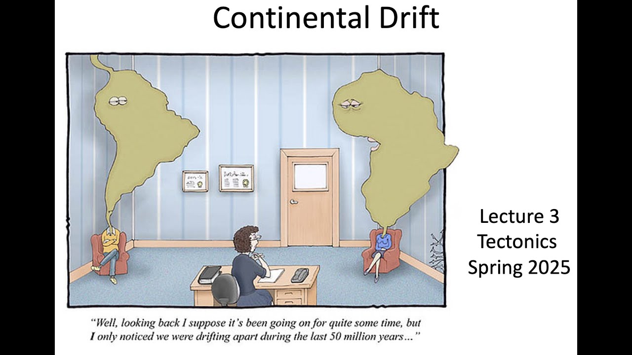 GEOS 5375: Tectonics Lecture 3 - Continental Drift