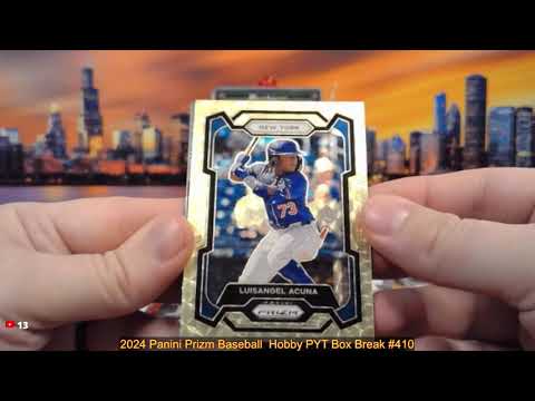 6-24-25 2024 Panini Prizm Baseball Hobby PYT Box Break #410 - 3 AUTO BREAK!