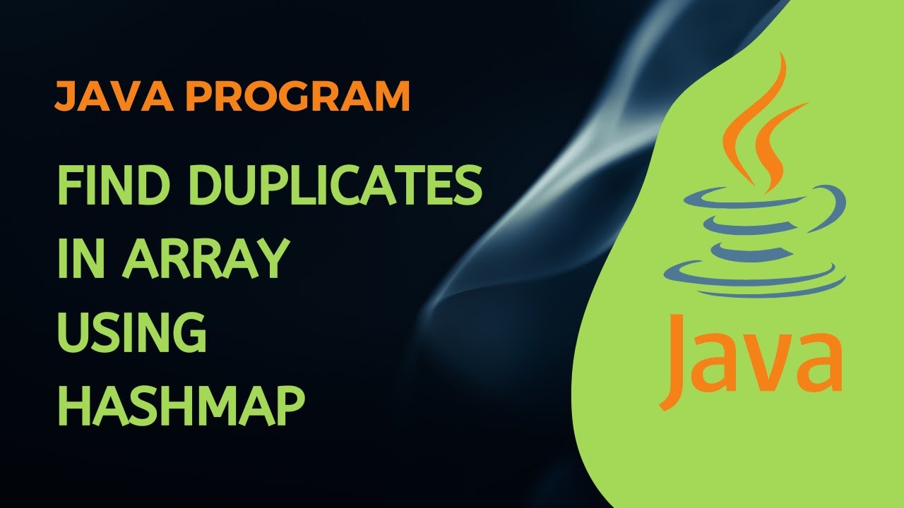 Duplicate Values Count In Array using HashMap || Java Program || Swaroop Nadella