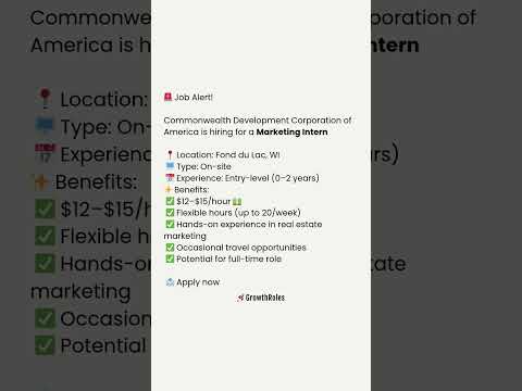 Marketing Intern Jobs | GrowthRoles