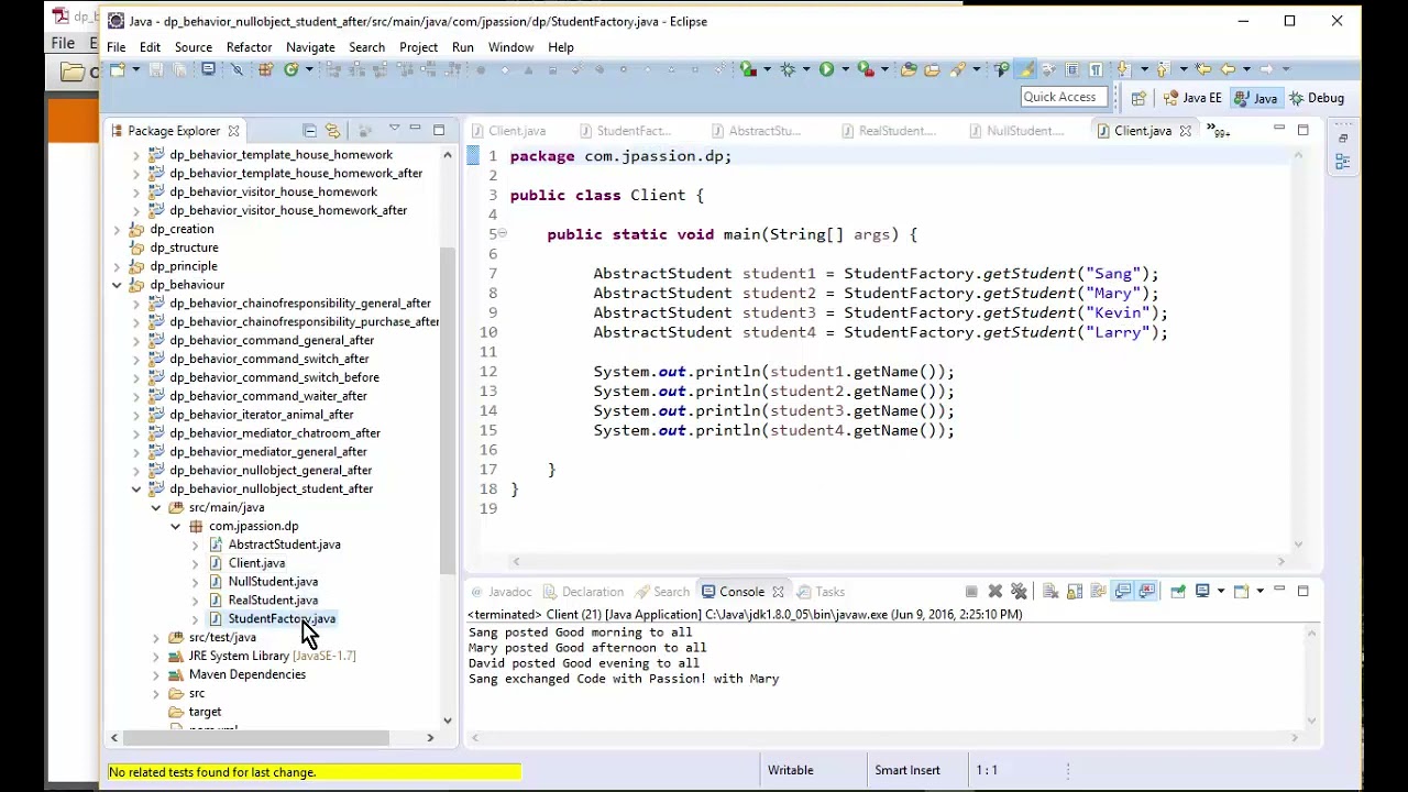 Behavioral Design Patterns Null Object