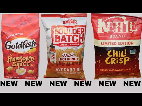 Goldfish Awesome Sauce, Boulder Canyon Mike’s Hot Honey & Kettle Brand Chili Crisp Review