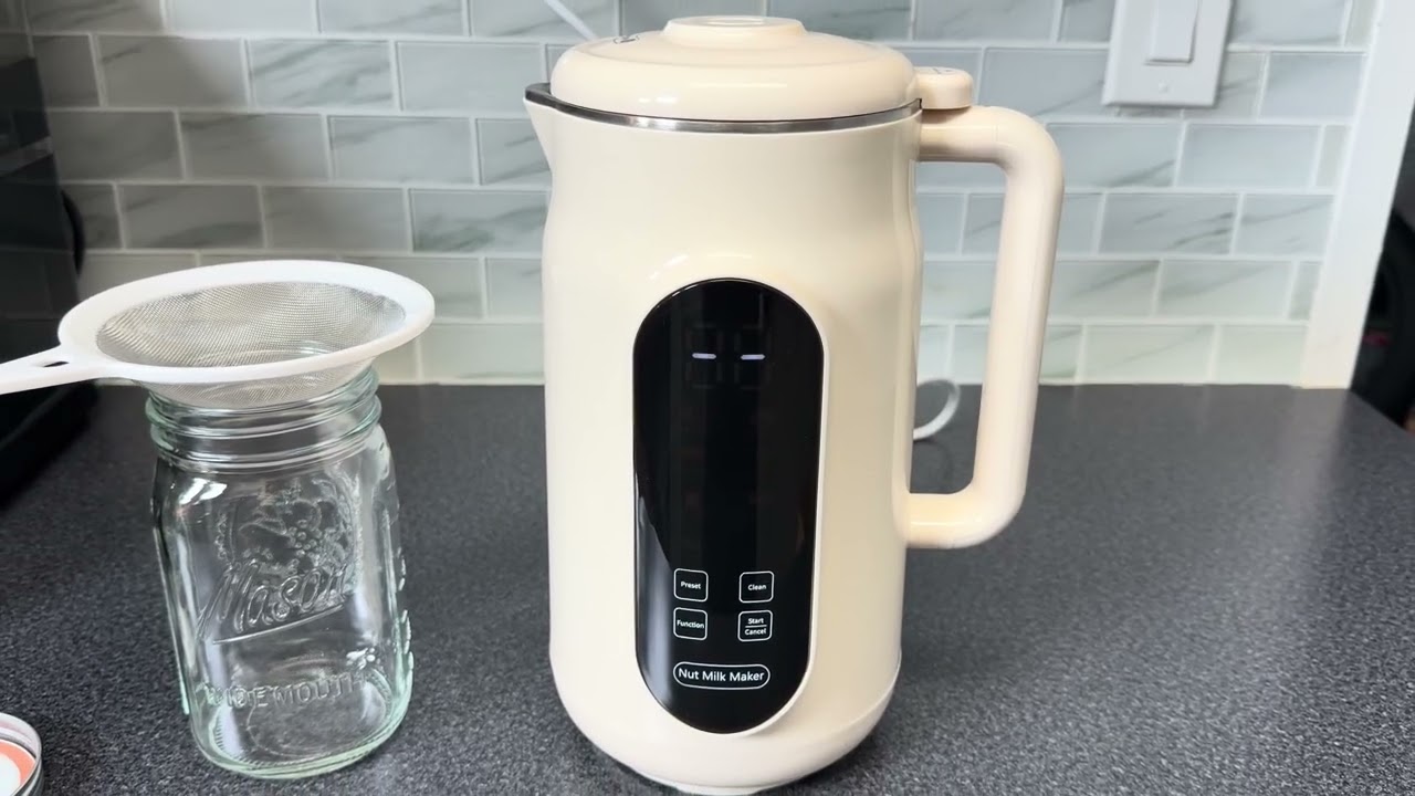 10-in-1 Nut Milk Maker Machine, 42oz Automatic Nut Milk Maker with LED Touch Screen, Self-Clean #ad