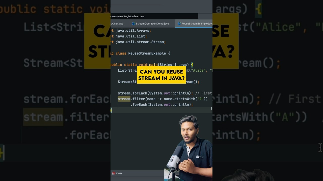 Can We Reuse Streams In Java ? #coding #javaframework