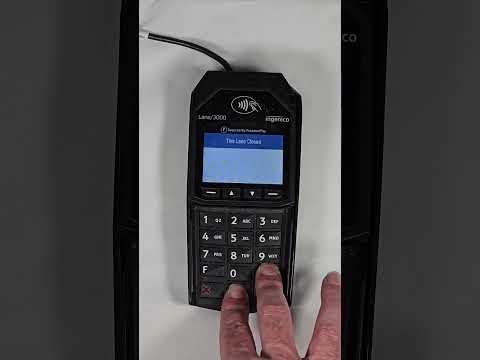 How to reboot an Ingenico CC pinpad #pos