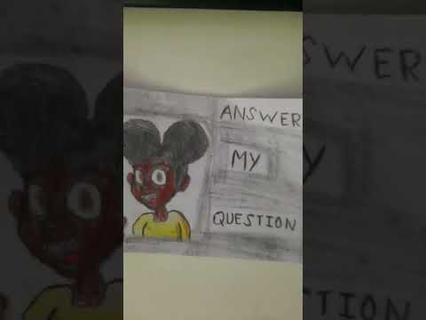 ANSWER MY QUESTION!! #amandatheadventurer amanda#wooly #amanda #art #drawing
