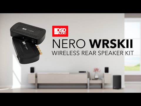 All New OSD Nero Wireless Rear Speaker Amplifier (50W x 2) w/ Subwoofer Out, Compact & Reliable