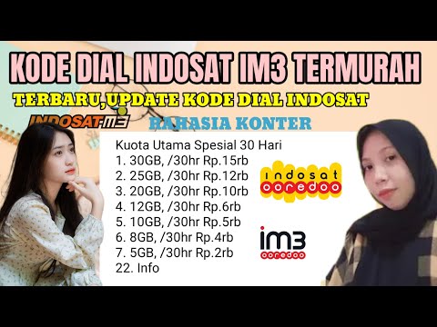 PAKET INTERNET MURAH INDOSAT IM3 2025 || KODE DIAL PAKET MURAH INDOSAT