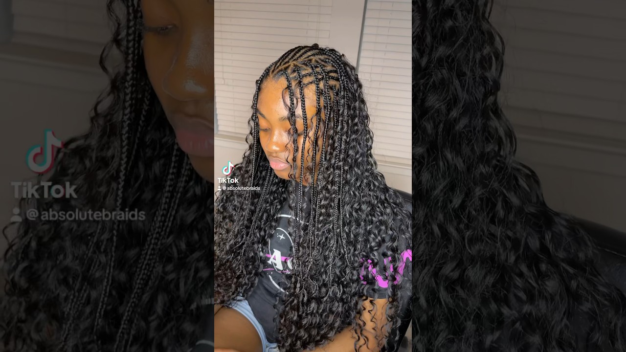 Half up half down Boho tribal braids - @ absolutebraids
