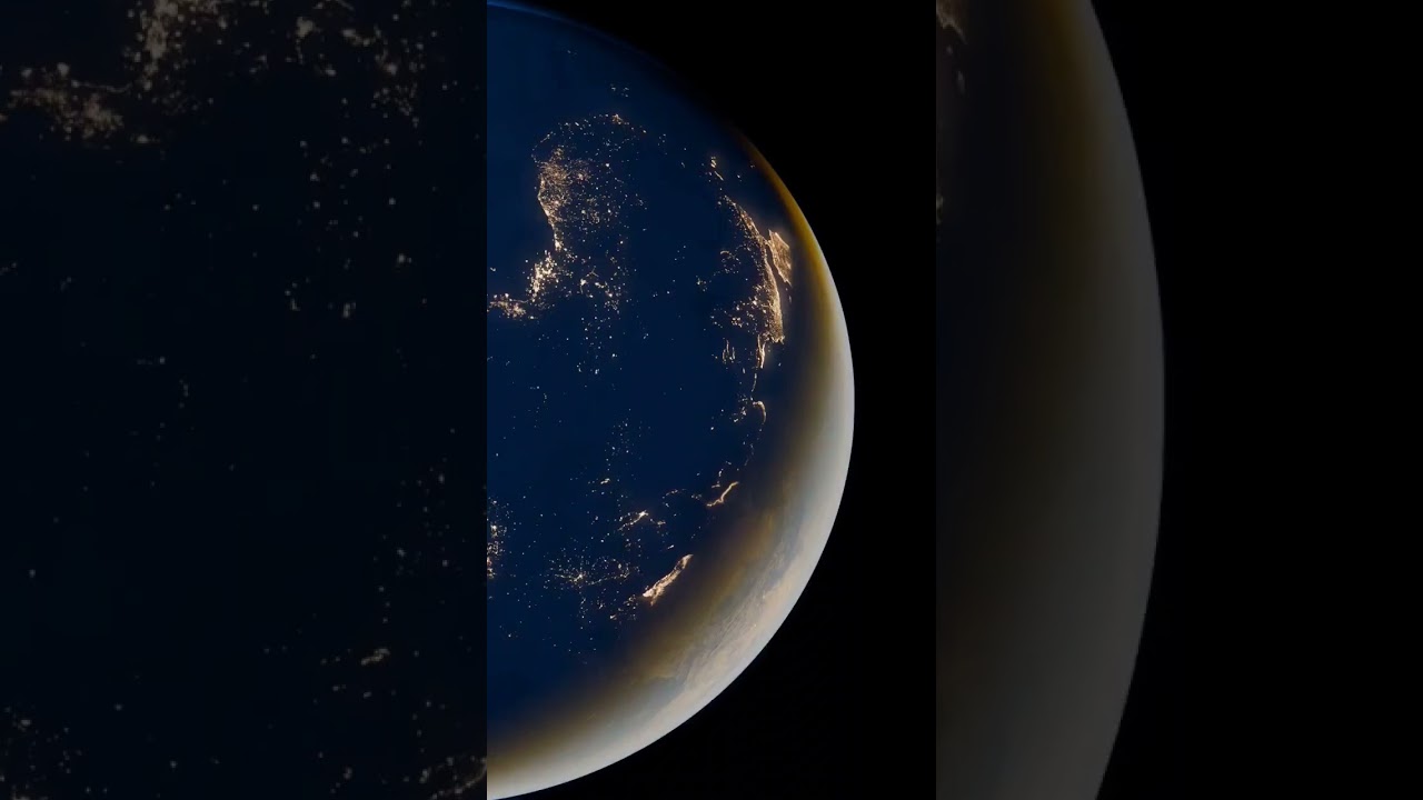 Planet earth full rotation 3D.           #blender3d #animation #blenderanimation #interstellar