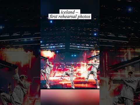 🇮🇸 VÆB's First Rehearsal Photos for Eurovision 2025 Released! #eurovision #song #esc