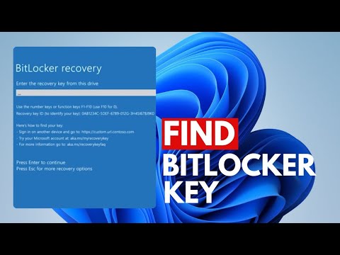 How to Find BitLocker Recovery Key on Windows 10/11
