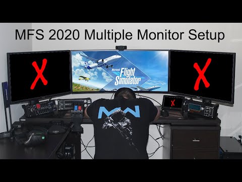 Microsoft Flight Simulator 2020 Multiple Monitor Setup Problem and Solution (Game Dev Perspective)